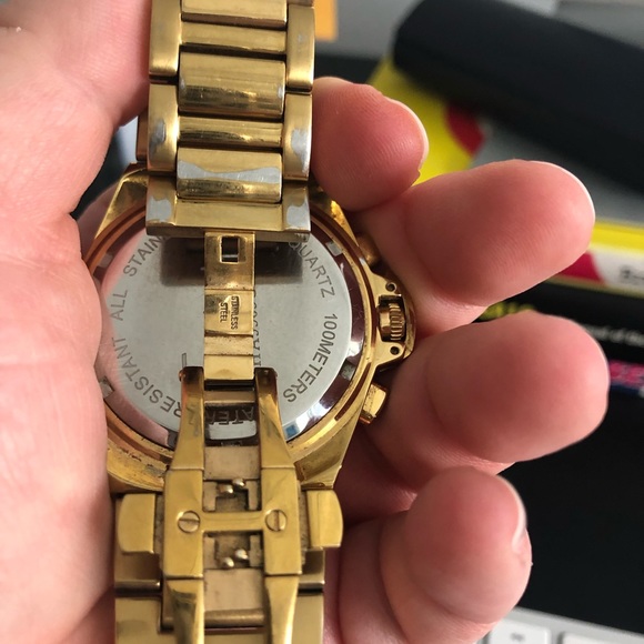 Freelook | Accessories | Freelook Gold Chronograph Watch | Poshmark